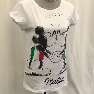 Disney | Tops | Mickey And Minnie Mouse In Italy Size Medium | Poshmark